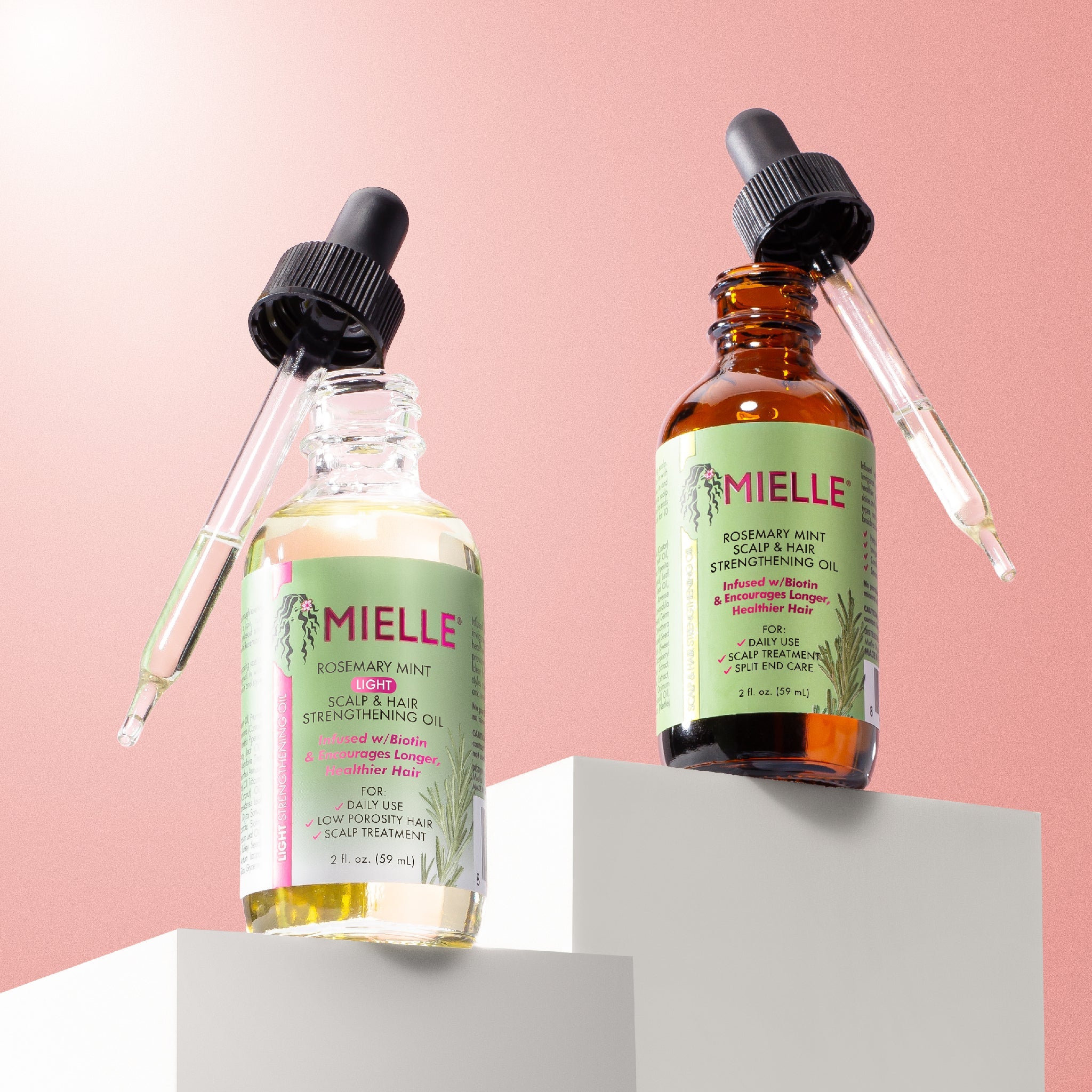 Rosemary Mint Light Scalp & Hair Strengthening Oil – Mielle Pakistan